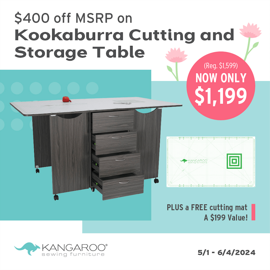 Kookaburra Cutting Table By Kangaroo Sewing [Below MSRP]