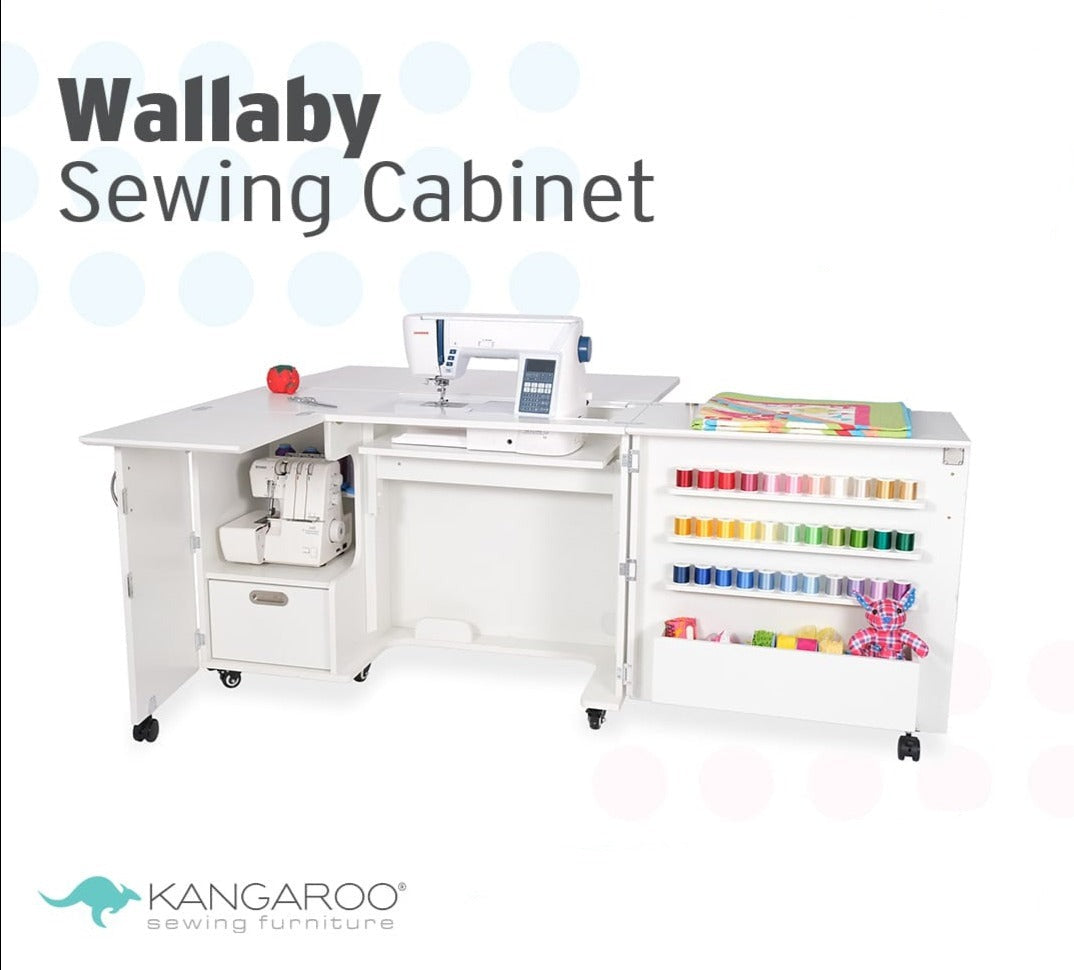 Kangaroo Wallaby II Sewing Table w/ Cabinet [Below MSRP]